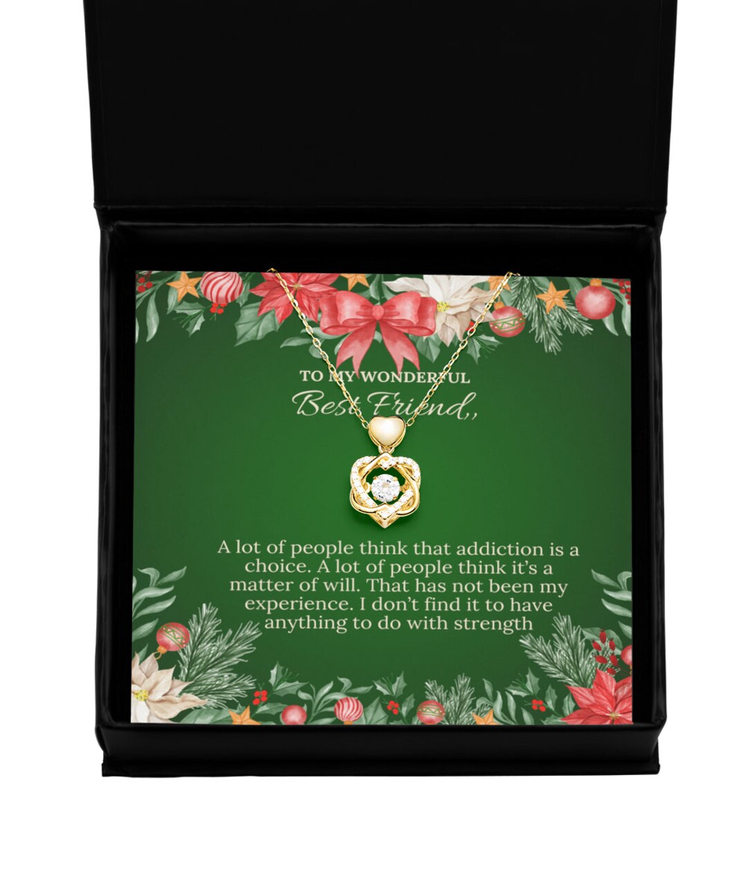 Best Friend Addiction Recovery Jewelry, Gift for Inspiration, Addiction ...