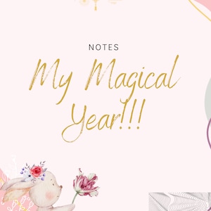My Notes Template for a Magical 2023 - Etsy