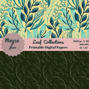 DIGITAL PAPER PACKS, 12x12 Digital Paper, Instant Download for ...