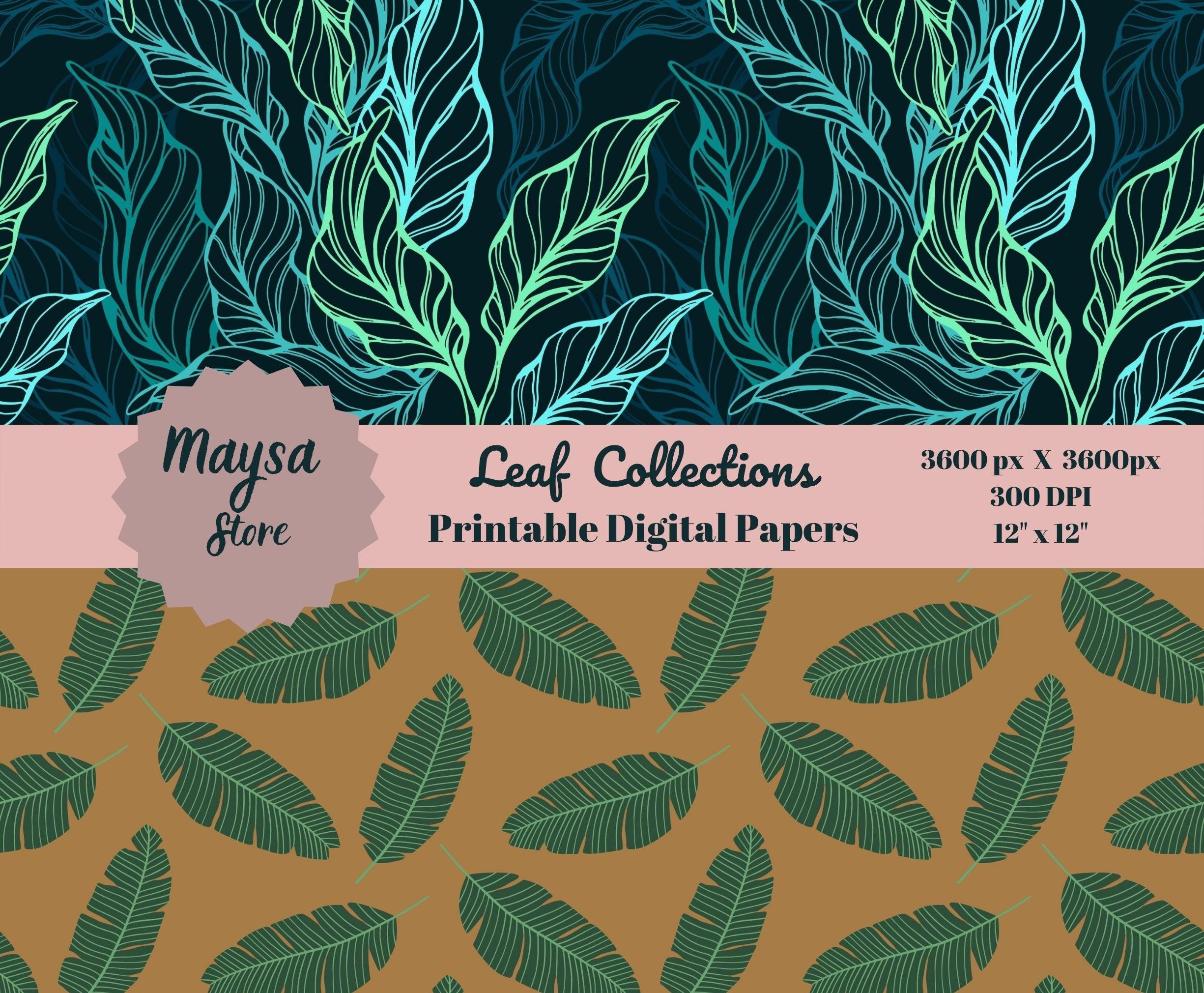 DIGITAL PAPER PACKS, 12"x12" Digital Paper, Instant Download for ...