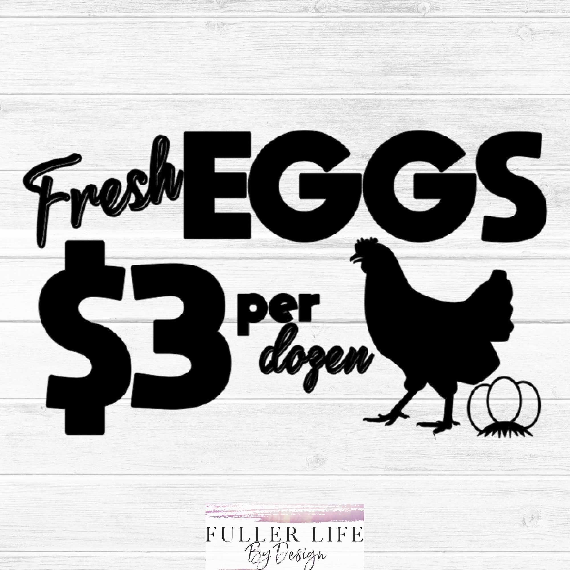 Fresh Eggs SVG, JPG, PNG Digital Download - Etsy