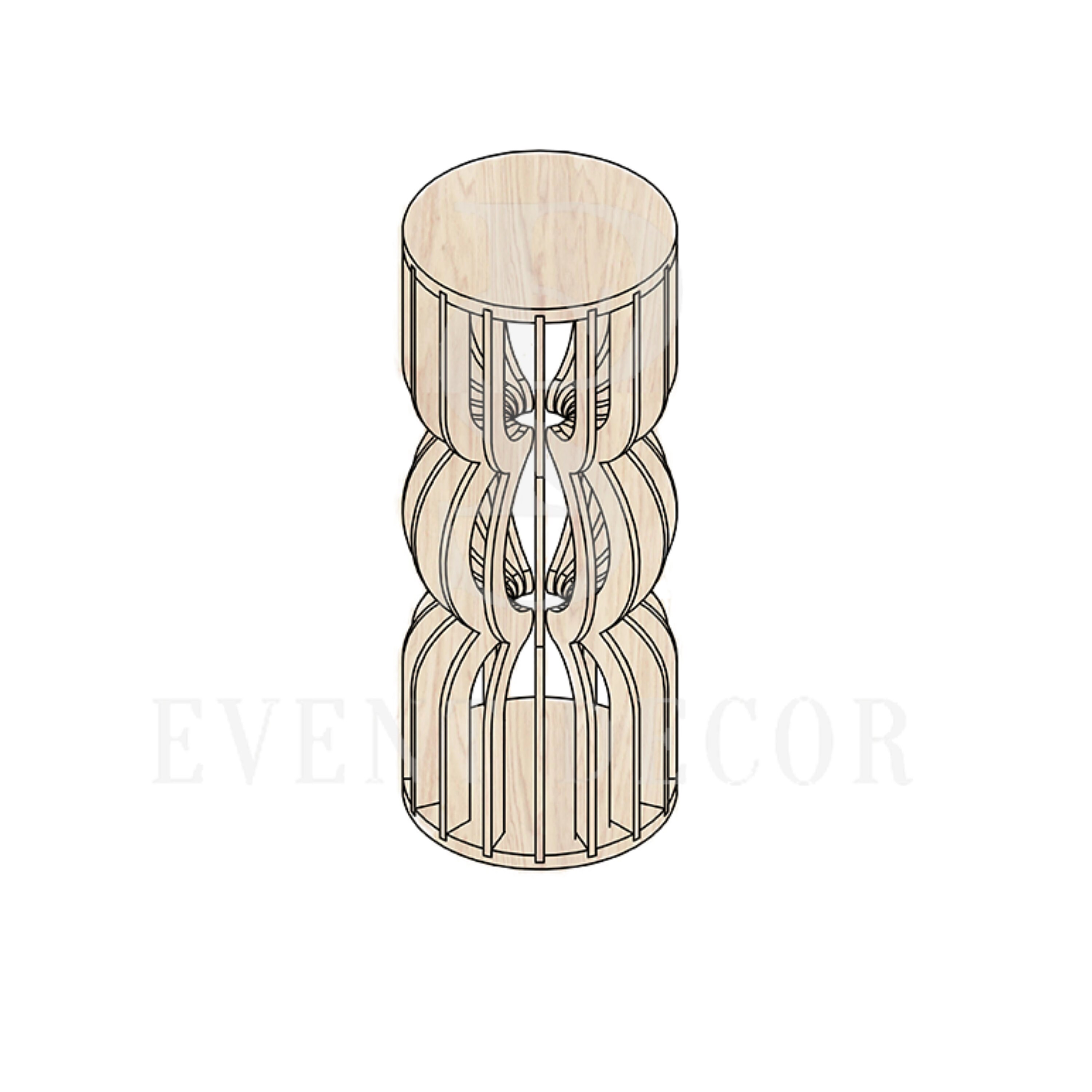 Plinth Pedestal Prop DIY Template Style 1-digital Download/instant ...