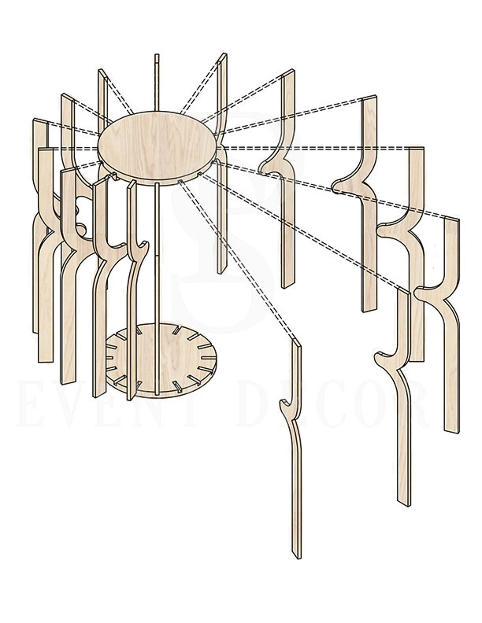 Plinth Pedestal Prop DIY Template Style 2-digital Download/instant ...