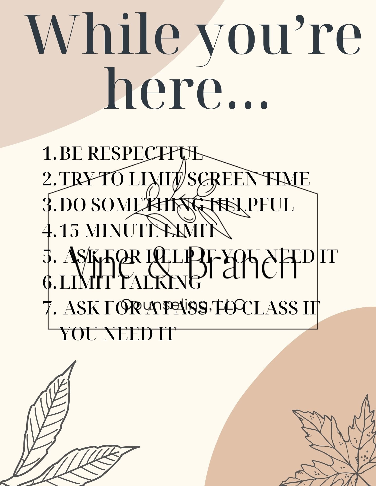 Coping Skills Posters school Social Work - Etsy