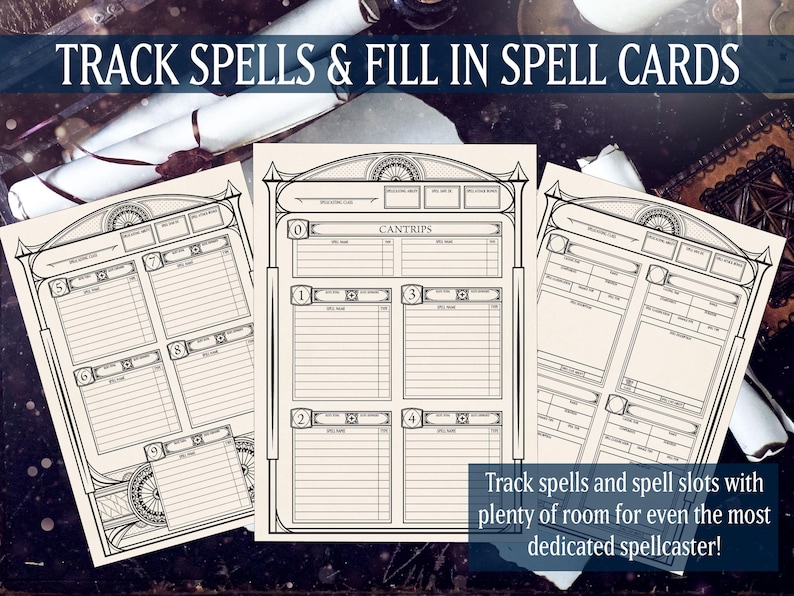 Gothic Dnd Printable Character Sheet Journal - Etsy Canada