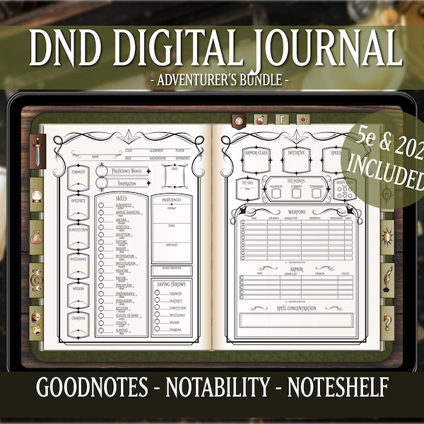 Dnd5e 2024 Custom Sheet - Etsy