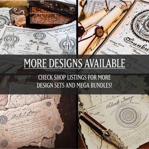 DND Spell Scrolls: Black & White TTRPG Prop, Set 3 (digital Download ...