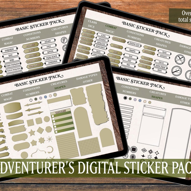Dnd Stickers for Maps - Etsy UK