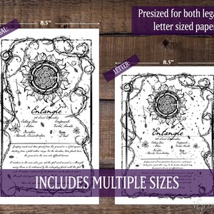 DND Printable Spell Scrolls: Black & White Magic Prop (set 1) (digital Download) - Etsy