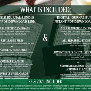 Dnd Woodland Character Binder Bundle: Digital, Printable, Spell Cards ...