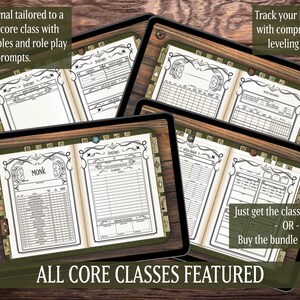 DND Digital Journal Fillable PDF, Character Sheet, 5e, Goodnotes ...