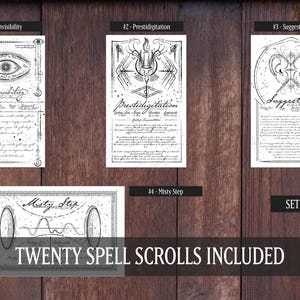 DND Printable Spell Scrolls - Mega Bundle, TTRPG Prop (digital Download) - Etsy