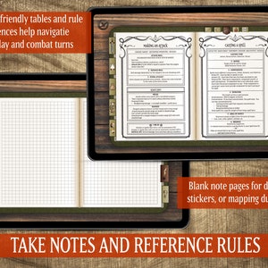 DND Paladin Digital Character Journal, Dungeons and Dragons 5e, Spell ...