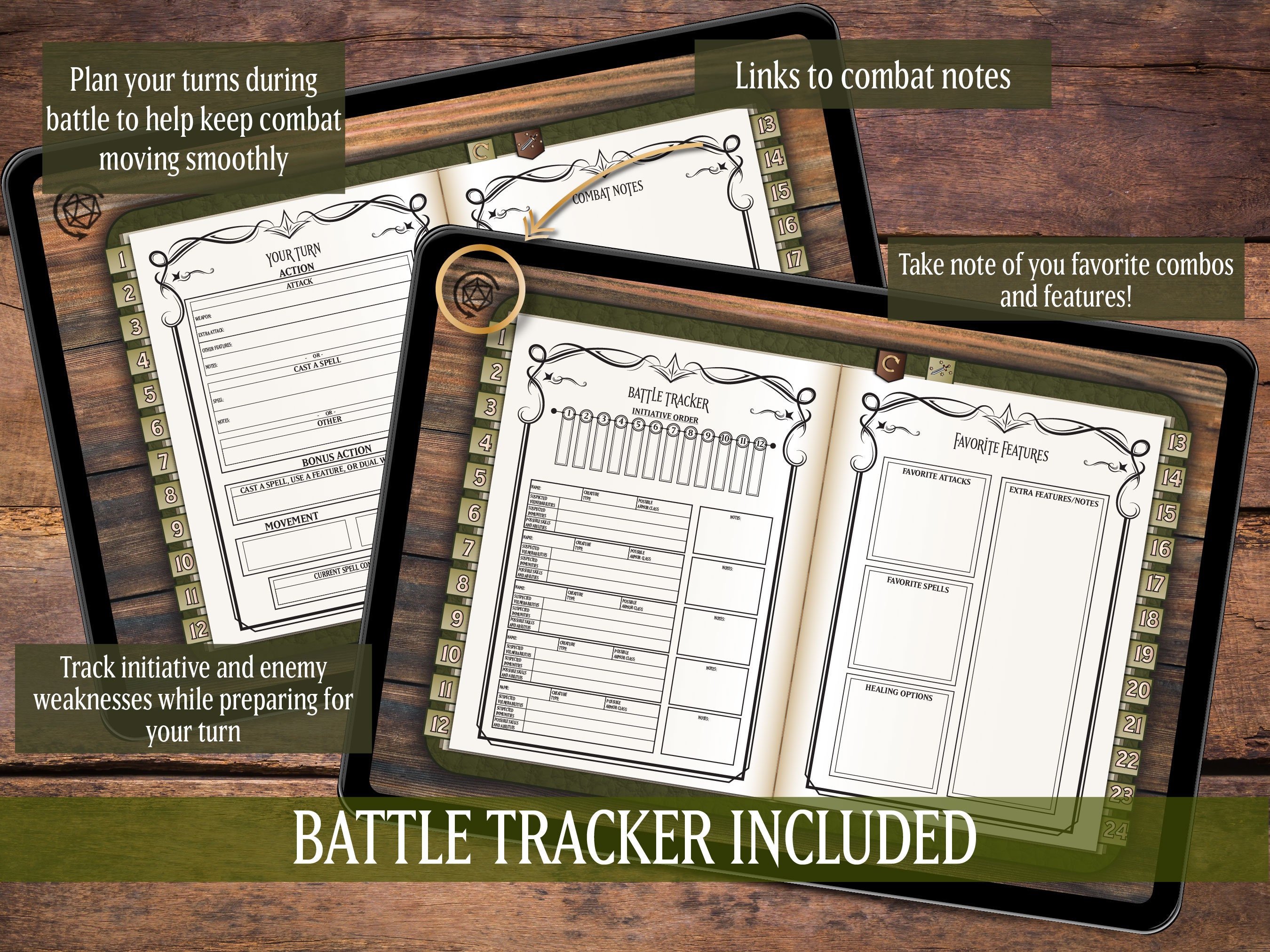 DND Digital Session Journal - Form Fillable PDF - Instant Download - Etsy