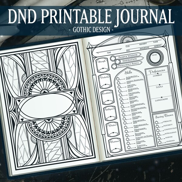 Dnd Player Character Sheet - Etsy