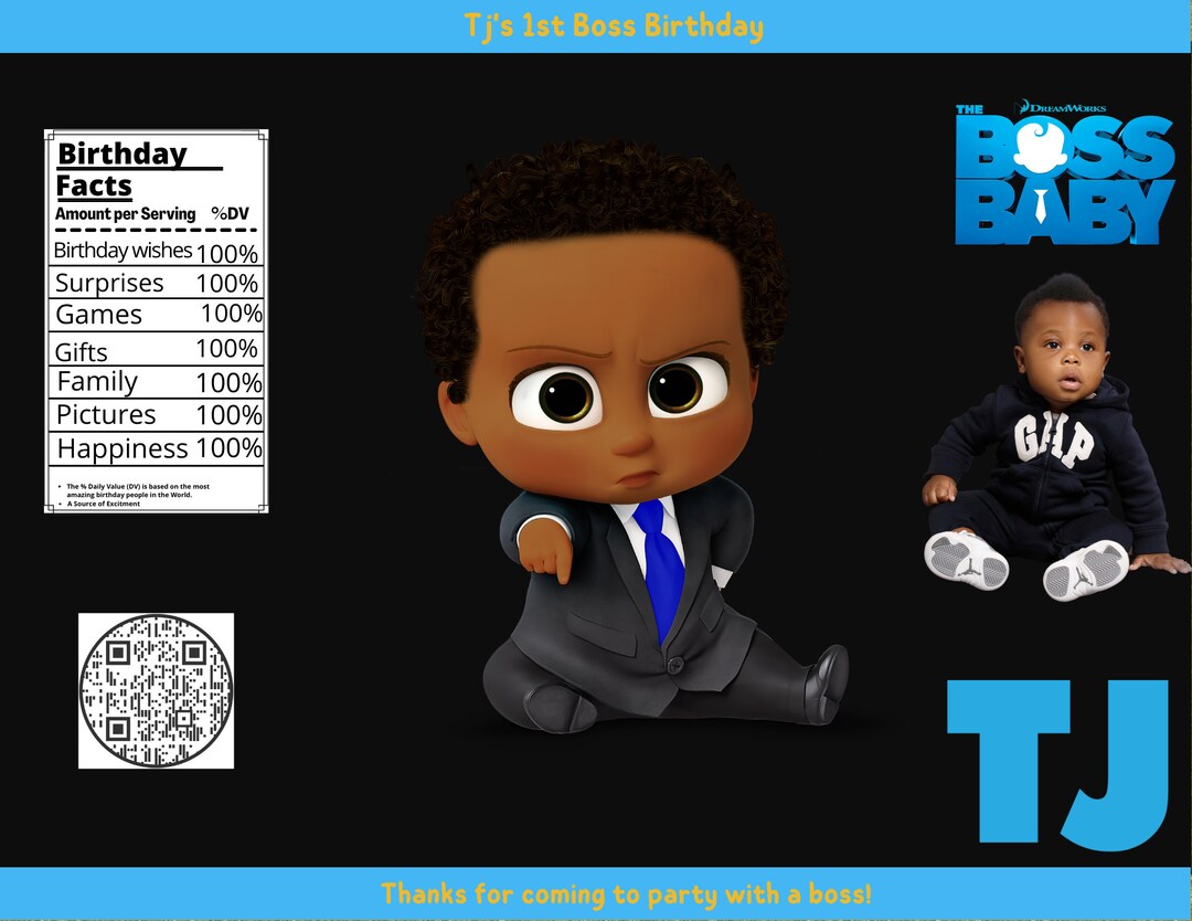 African American Boss Baby Chip Bag - Etsy UK