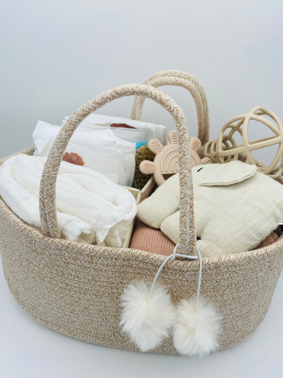 Diaper Basket Diaper Bag Diaper Caddy Organizer/storage Container ...