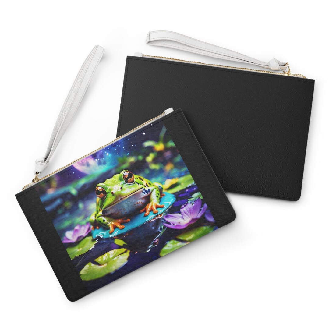 Cute Frog Clutch Bag - Etsy