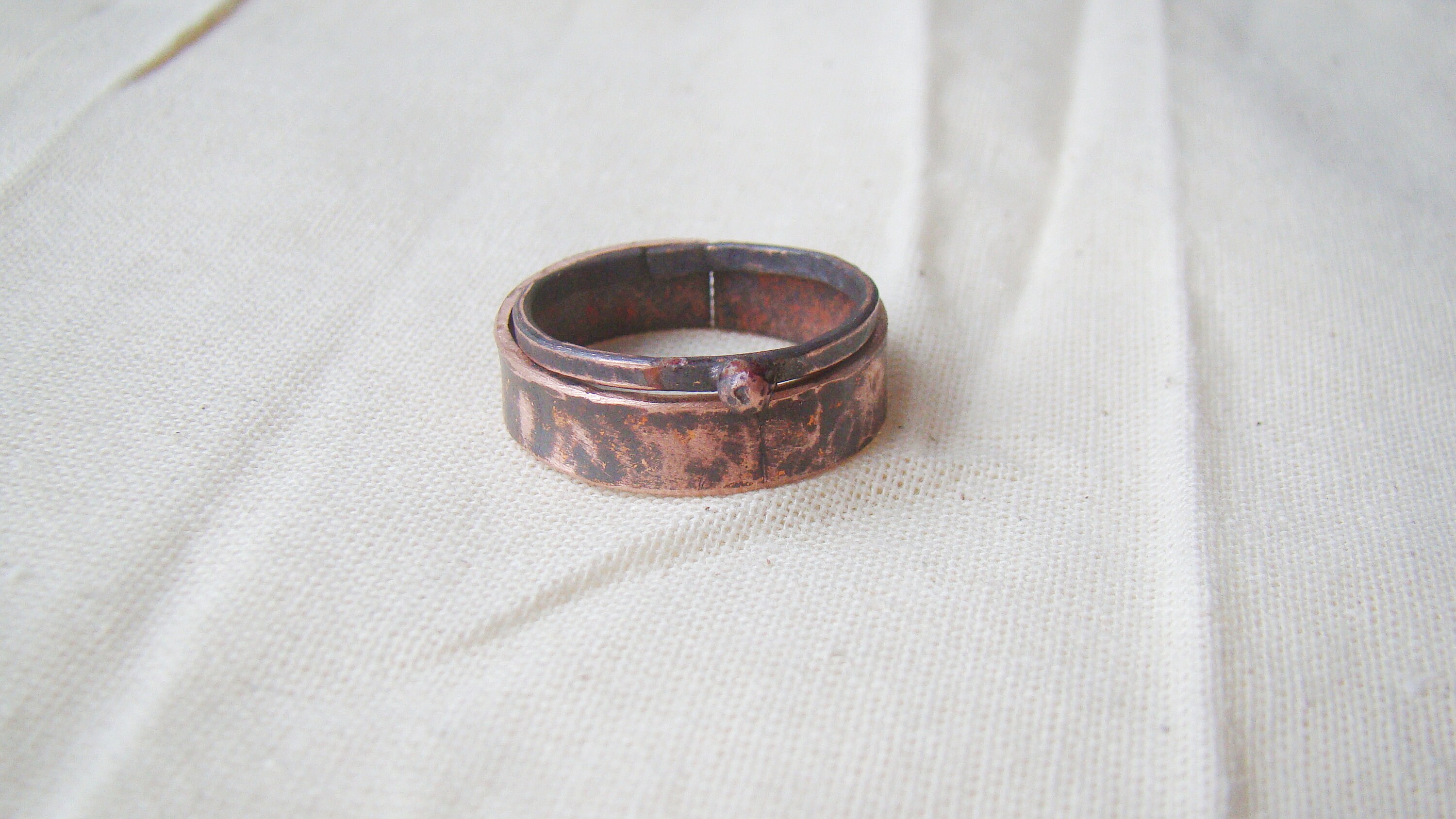 Matching Couple Rings, Adjustable Rings for Two, Couple Ring Set ...