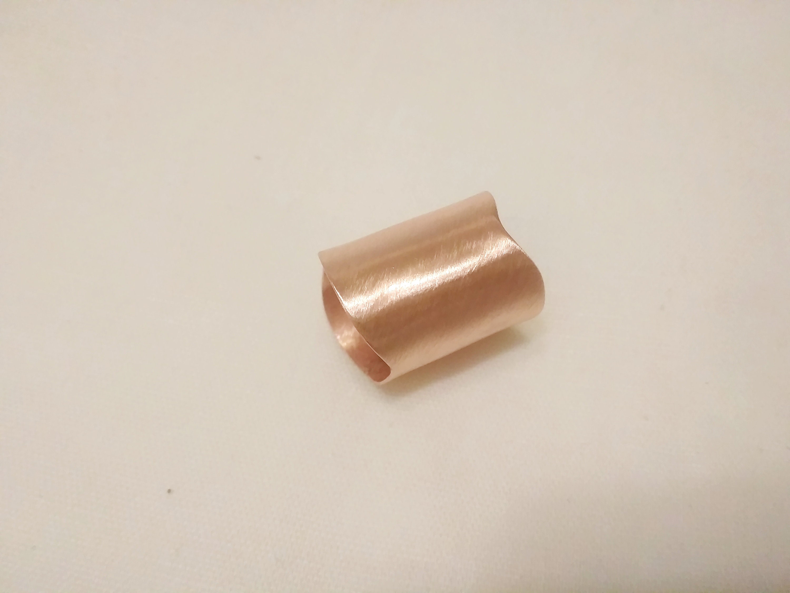 Wide Mens Ring, Rose Gold Color Band, Very Wide Men Women Ring ...