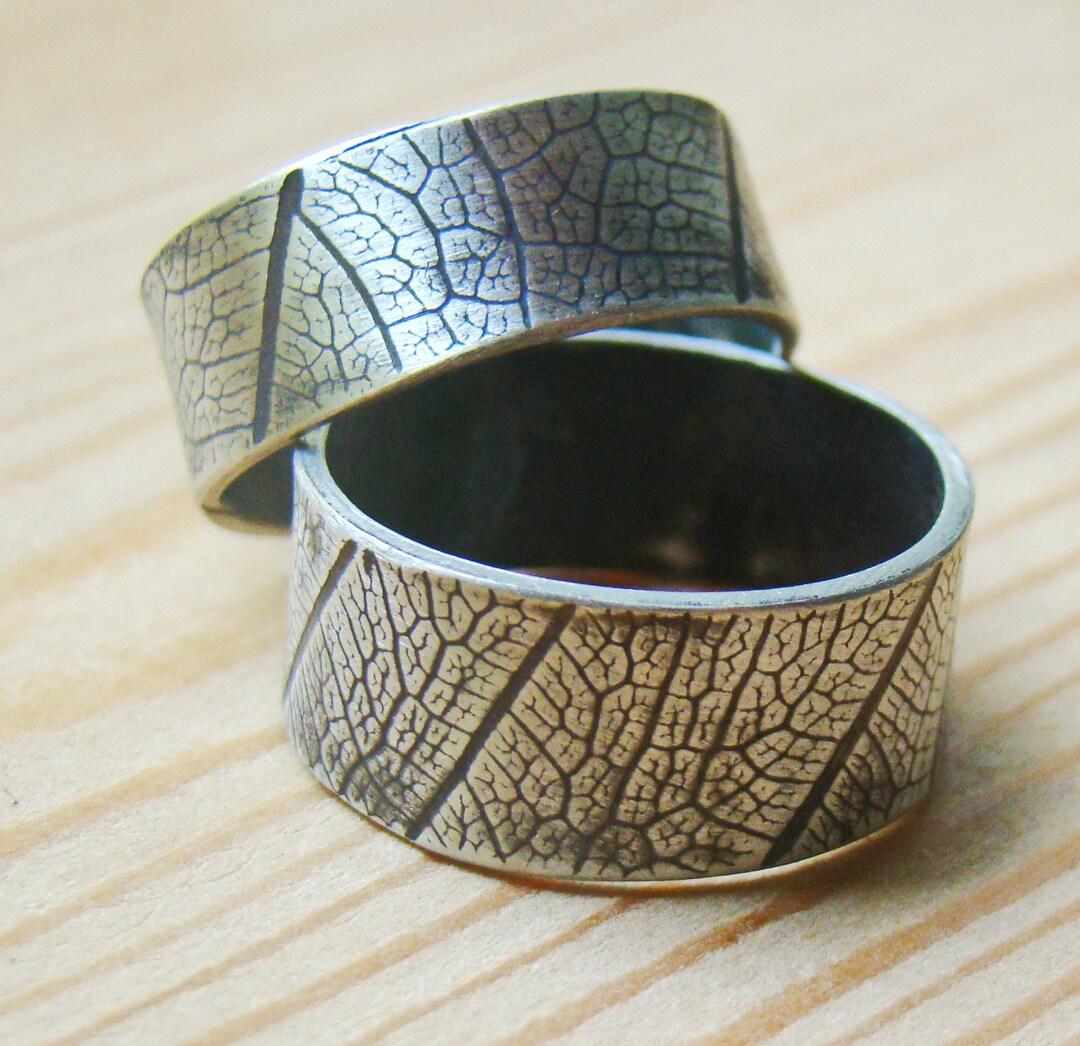 Two Ring Set, Silver Matching Rings, Couple Ring Set, Rings for Two ...