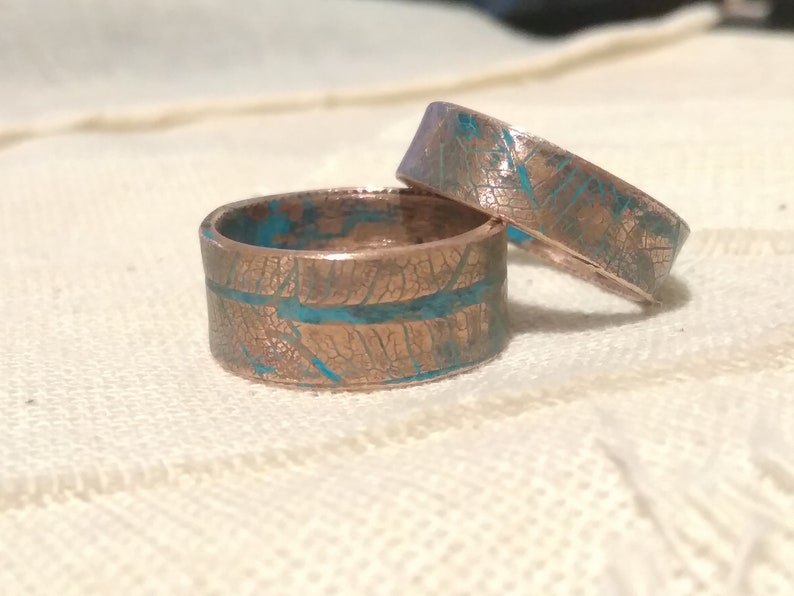 Two Rings Set Matching Rings Engraved Personalized, Couple Ring Set ...