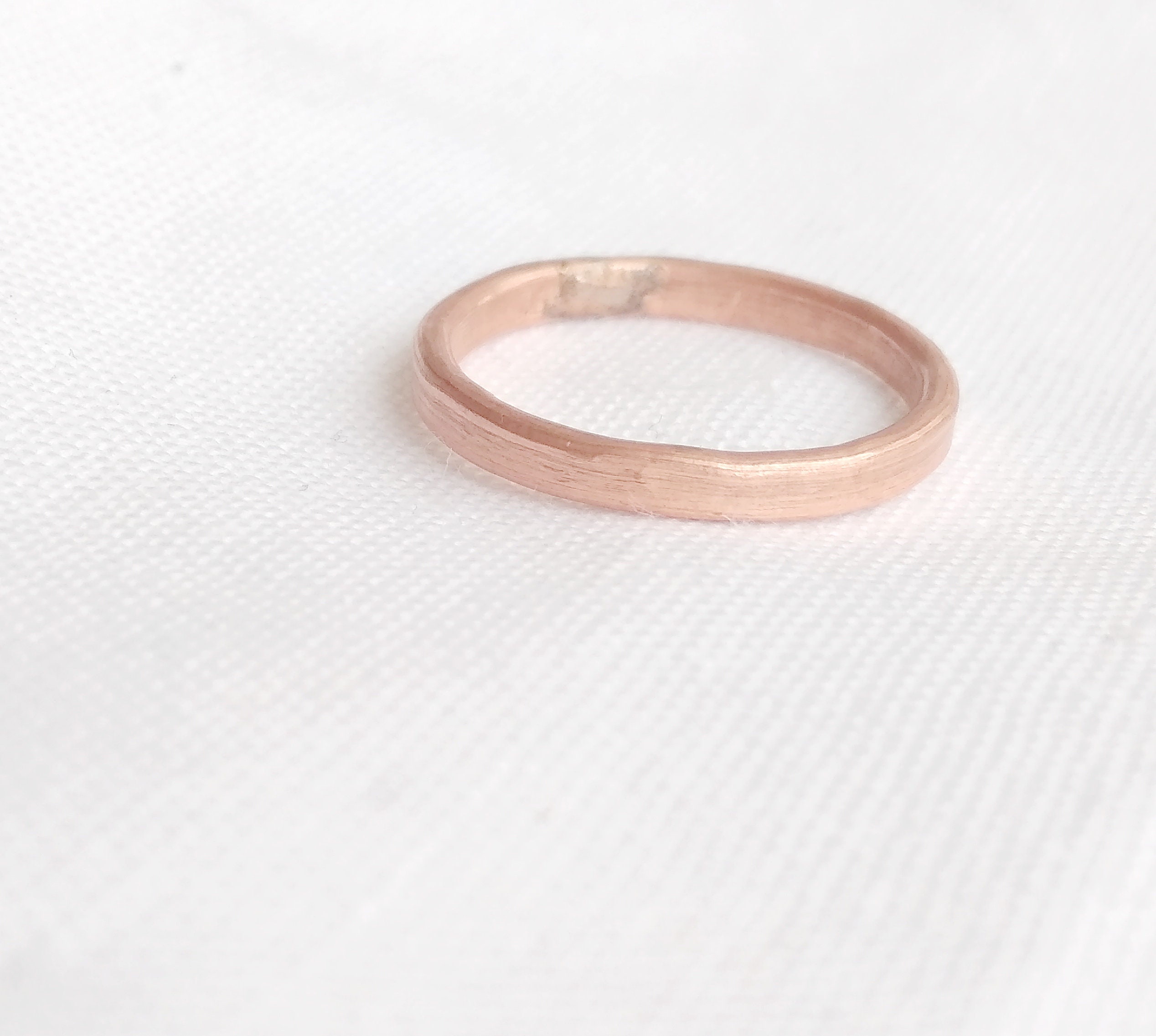 Simple Bold Rings, Unisex Rings, Mens Jewelry, Promise Ring, Men Women Wedding Band, Rose Gold ...