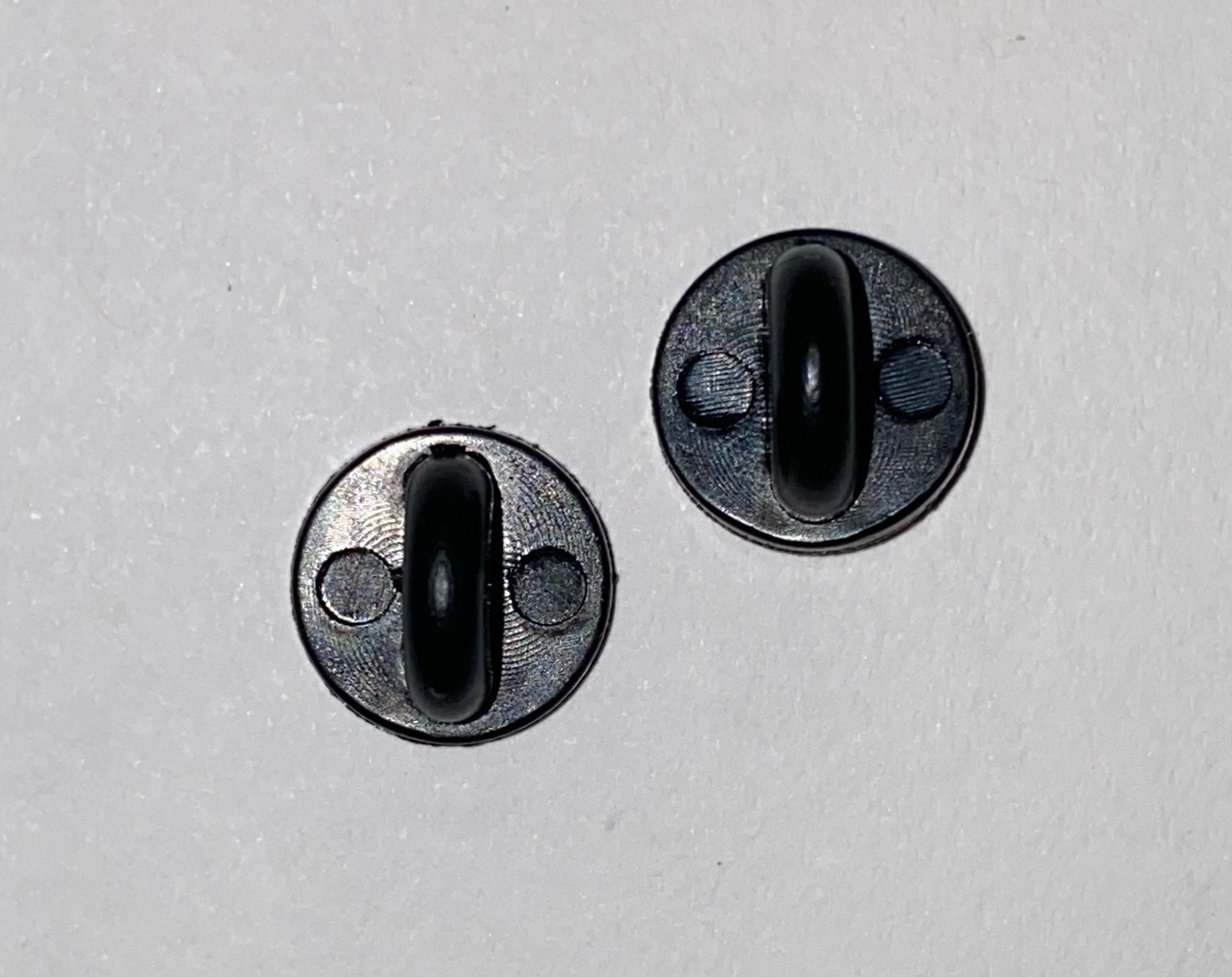 Two Pairs of Rubber Pin Backs - Etsy