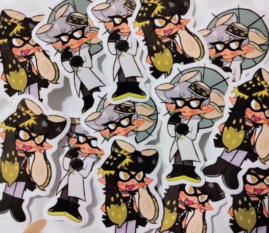 Splatoon Squid Sister Stickers - Etsy