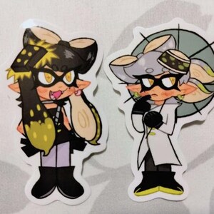 Splatoon Squid Sister Stickers - Etsy