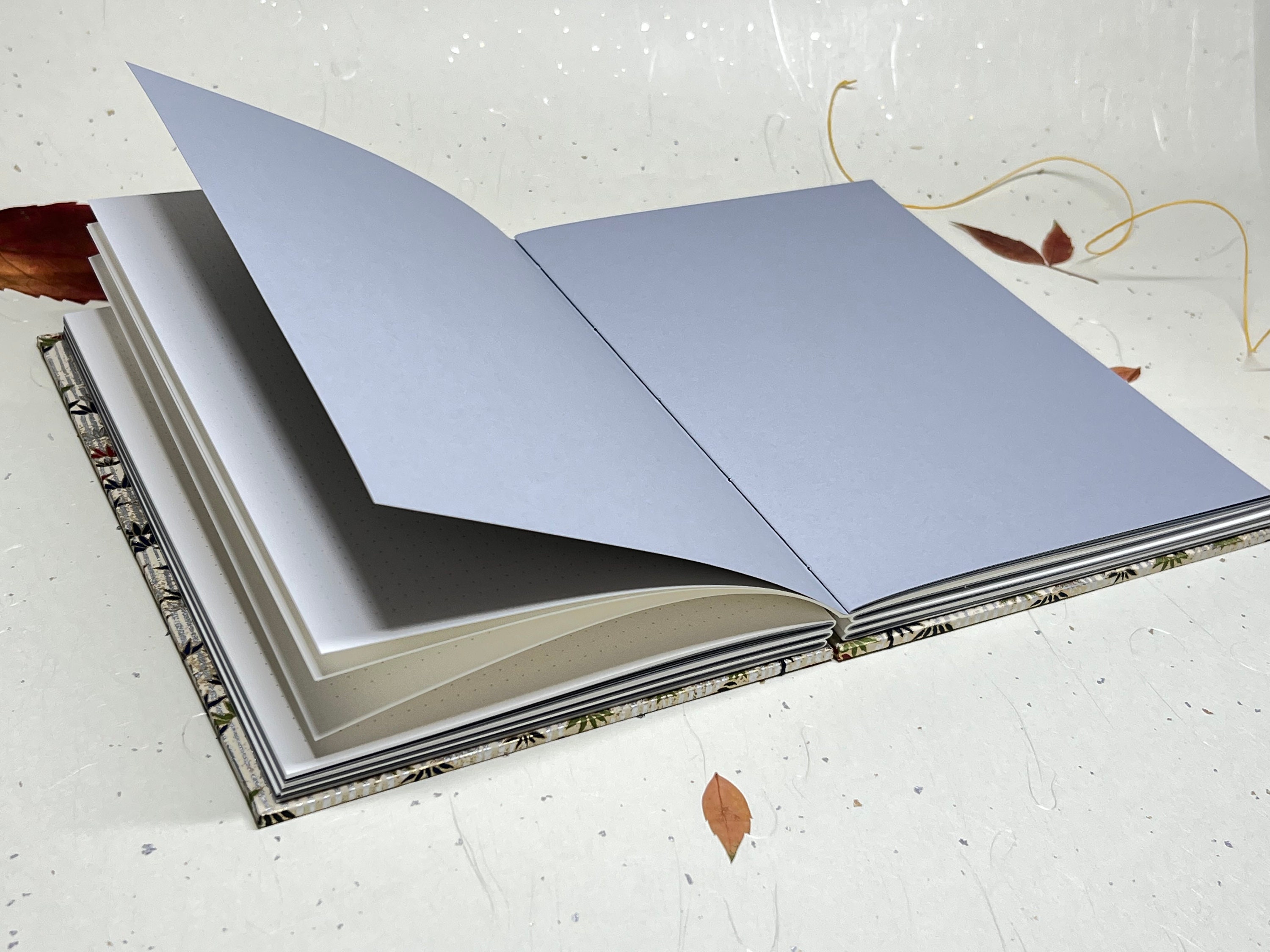 A5 Handmade Coptic Stitch Book in Japanese Chiyogami Yuzen - Etsy