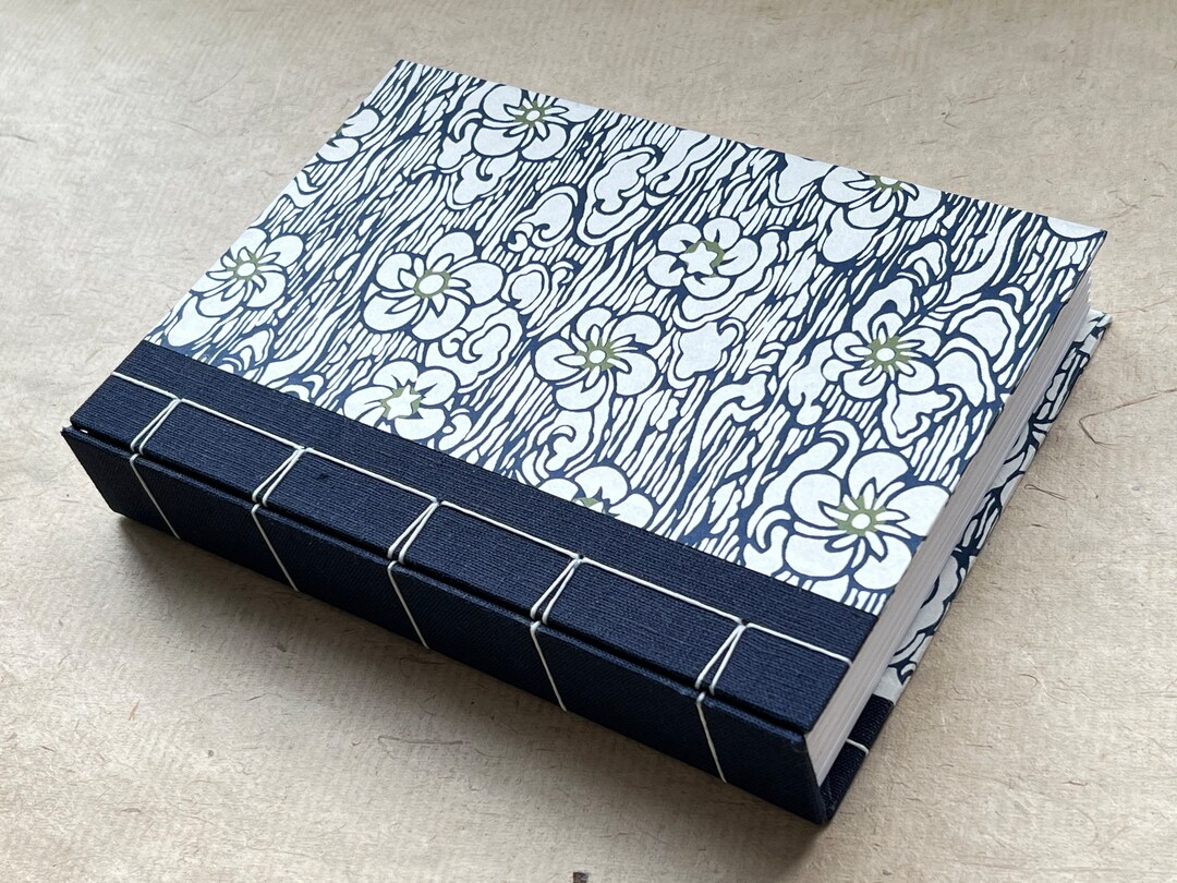 Japanese Silk Journal A5 - Handmade Silk/chiyogami Journal - Small Silk ...