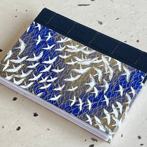 Japanese Print Journal A5 - Handmade Silk/chiyogami Journal - Small ...