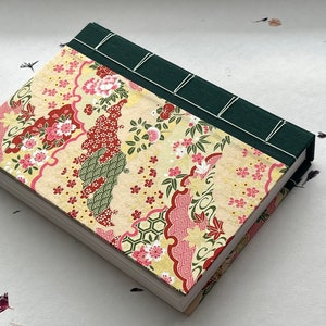 Japanese Print Journal A5 - Handmade Silk/chiyogami Journal - Small ...