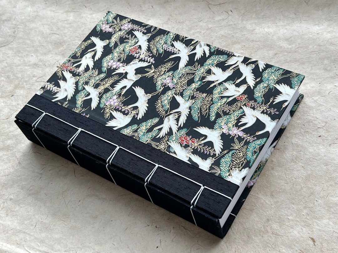 Japanese Silk Journal A5 - Handmade Silk/chiyogami Journal - Small Silk ...