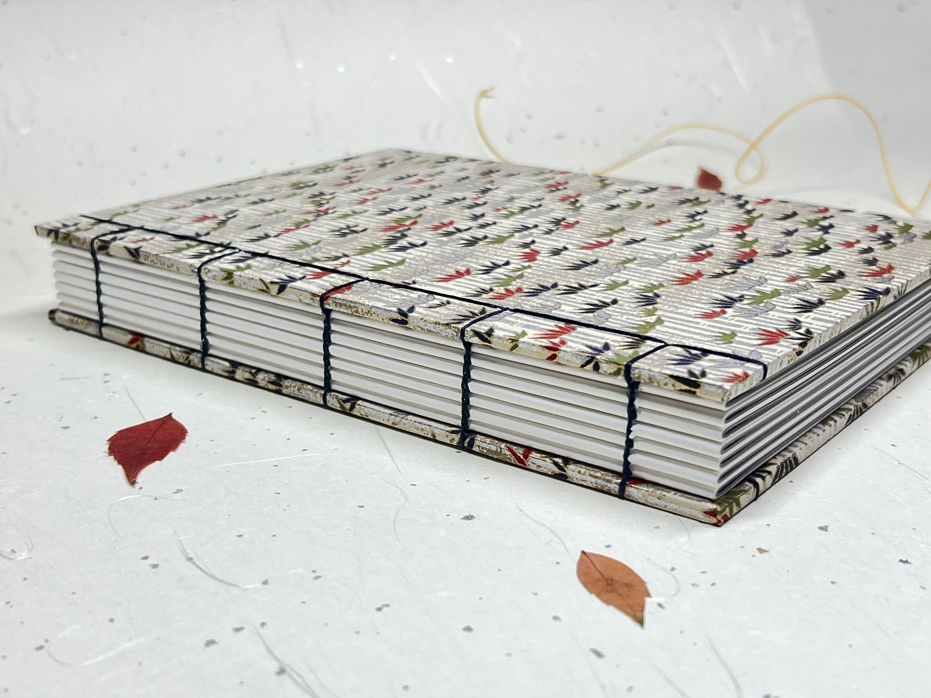 A5 Handmade Coptic Stitch Book in Japanese Chiyogami Yuzen - Etsy
