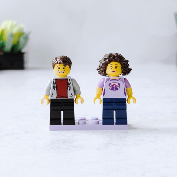 Custom Legos Couple - Etsy