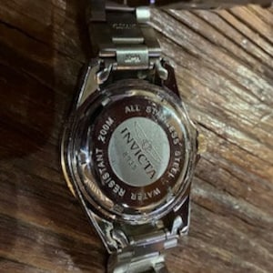 Mens Invicta, Pro Diver, Blue Face Watch - Etsy