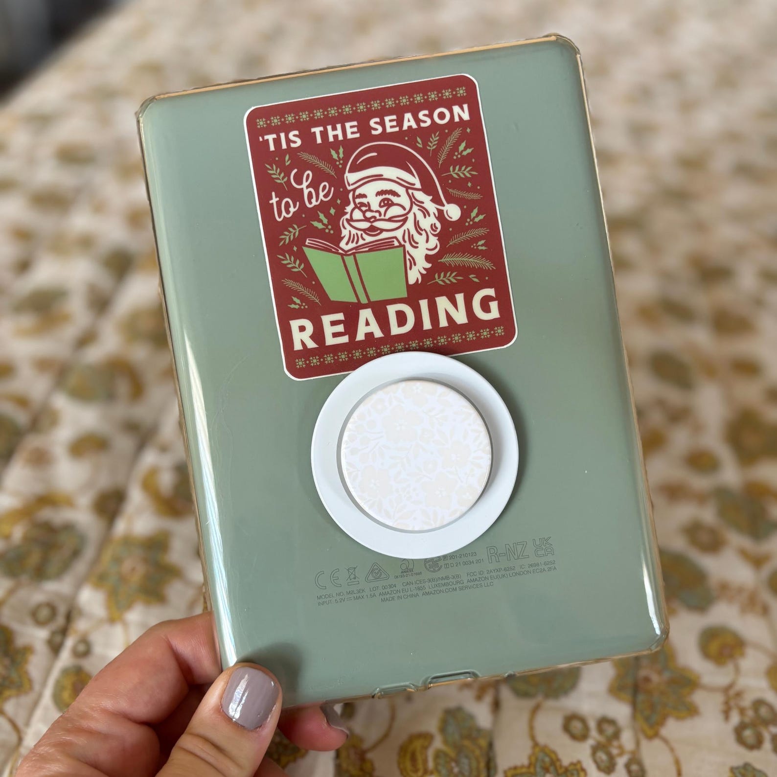 Tis the Season Sticker | Christmas Book Love | Holiday Reading | Santa ...