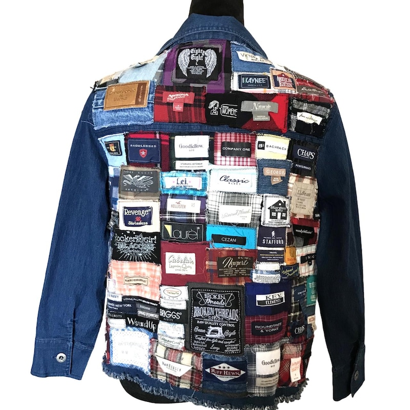 Upcycled Jean Jacket - Etsy