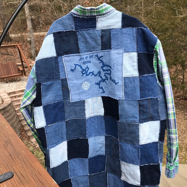 Denim Patchwork - Etsy