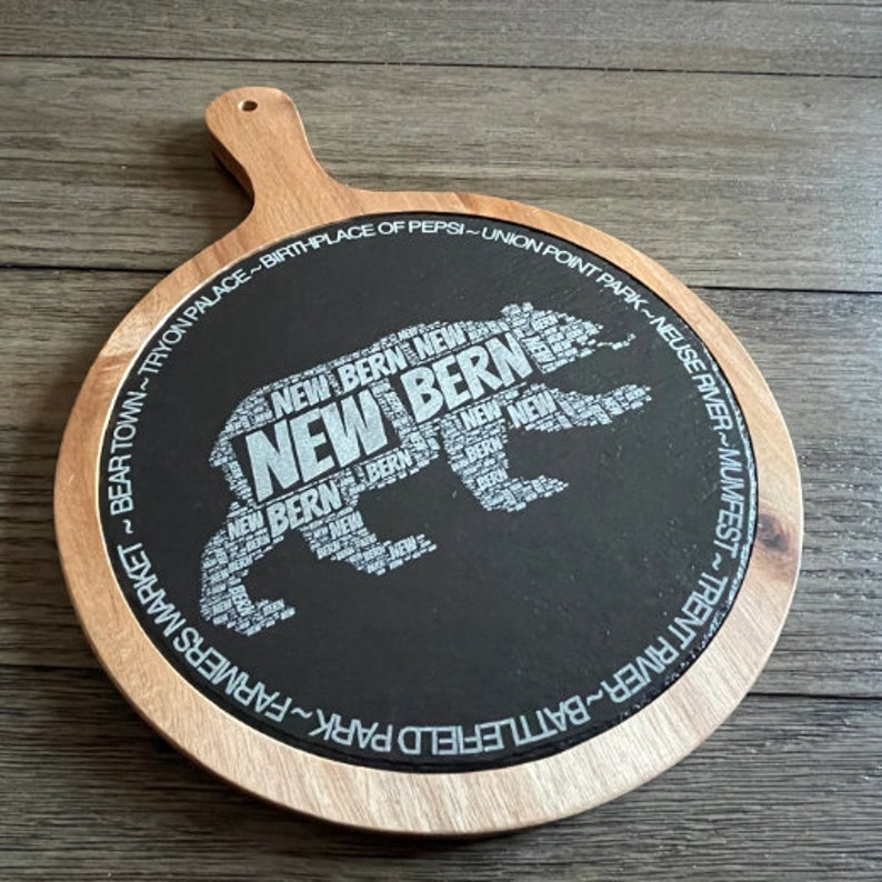 New Bern Bear & Locations SVG File - Etsy