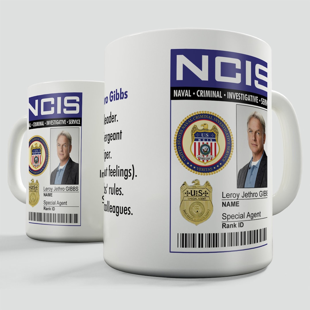 NCIS Badge Leroy Jethro Gibbs Character Gift Mug - Etsy