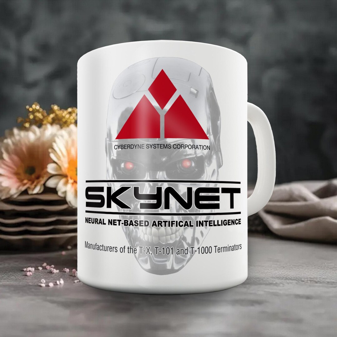 Cyberdyne-skynet Mug- - Inspired by the Terminator Movies - Etsy UK