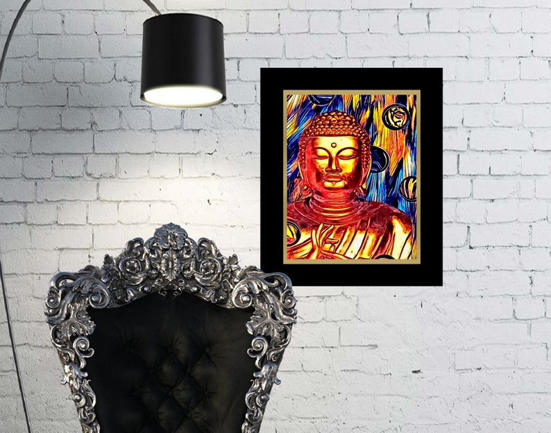Buddha Art Prints Buddhist Print Meditation Wall Art Enlightened Art ...
