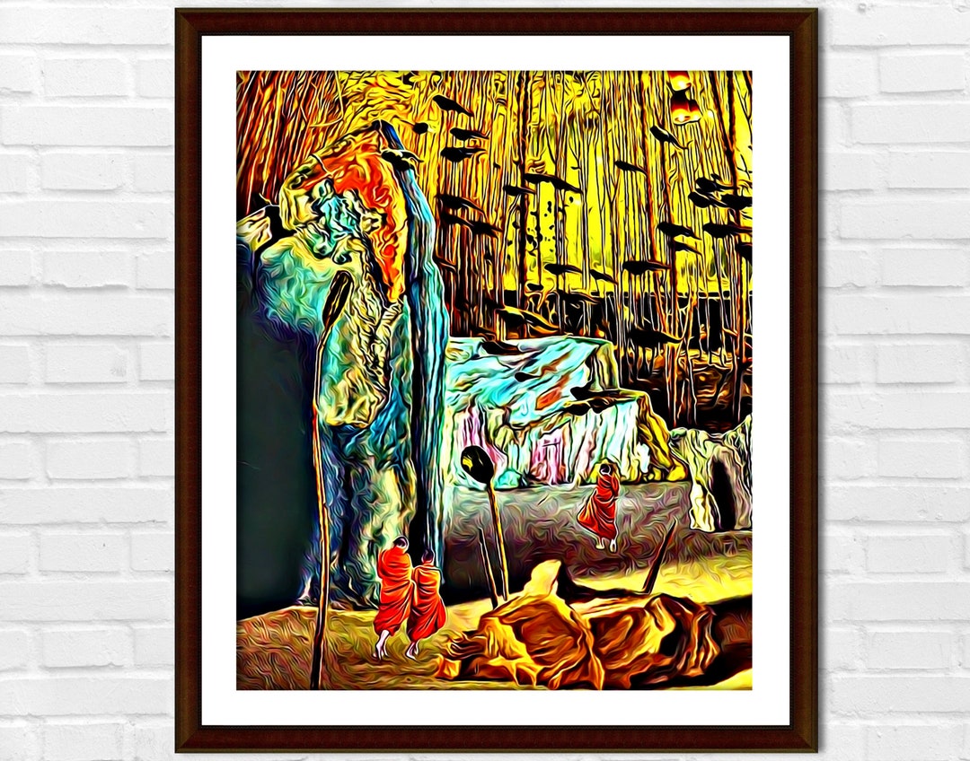 Buddha Art Prints Buddhist Print Meditation Wall Art Enlightened Art ...