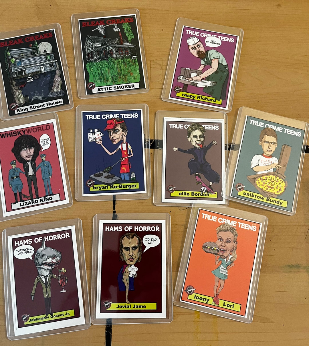 True Crime and Horror Trading Cards Lot of 10 Self - Etsy