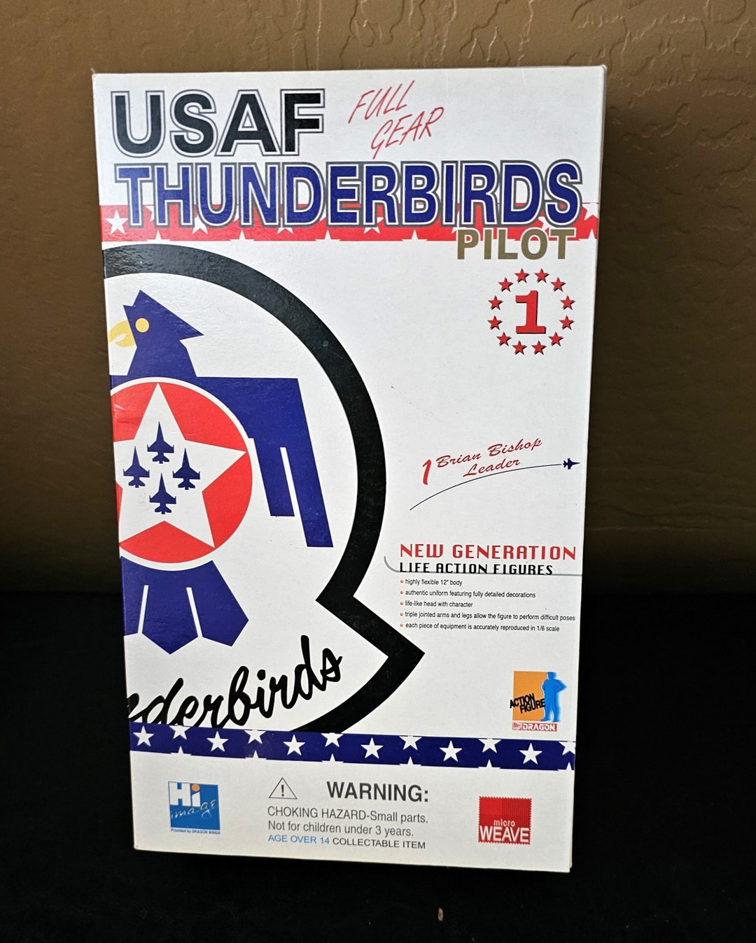 GI Joe USAF Thunderbirds Pilot Action Figure - Brian Bishop (new in Box ...