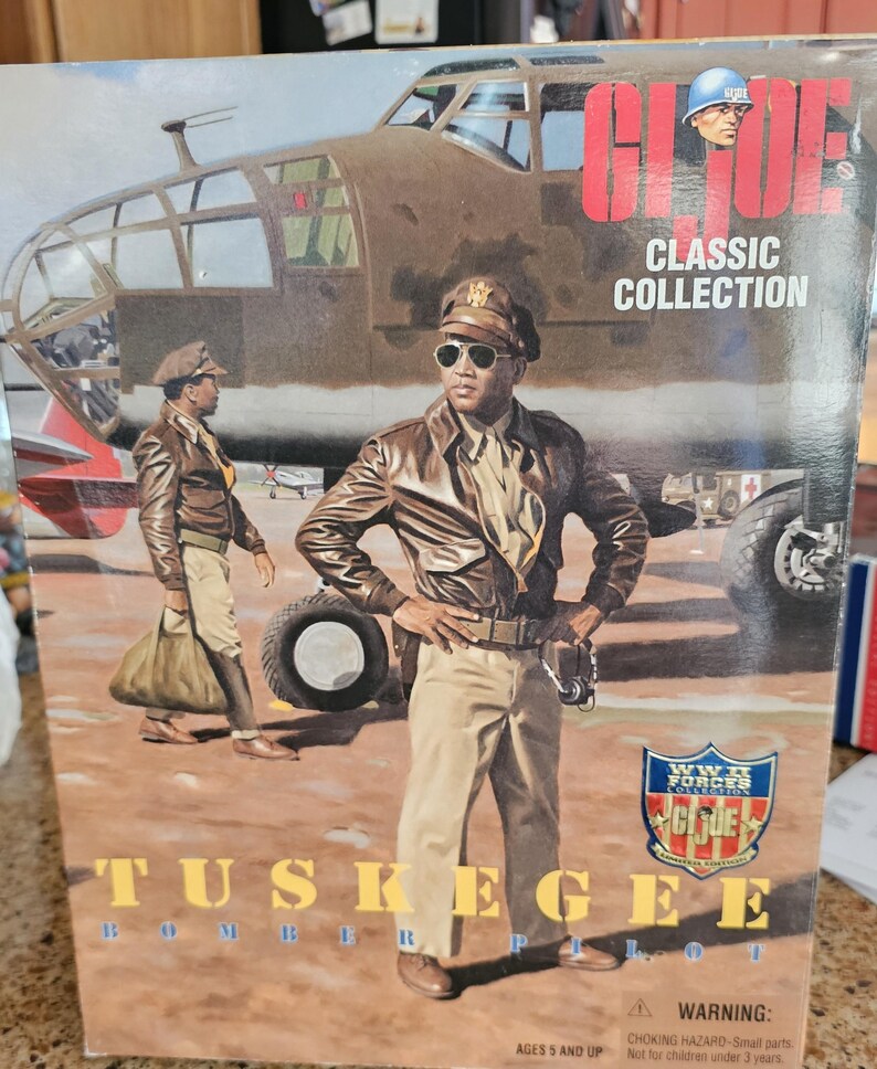 GI Joe Classis WWII Collection. Tuskegee Bomber Pilot Figure. - Etsy