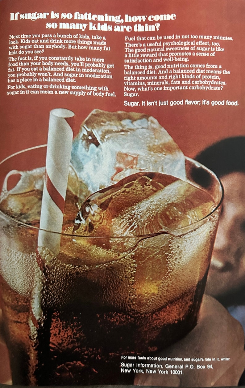 1972 Vintage Sugar Ads, 1970's Vintage Magazine Advertisements, 1970's ...